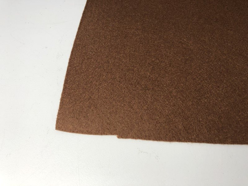 Hobby filt - klassisk brun, 1 mm