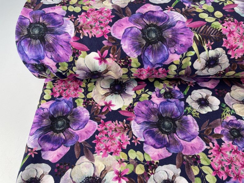 Isoli - smukke blomster i lilla toner