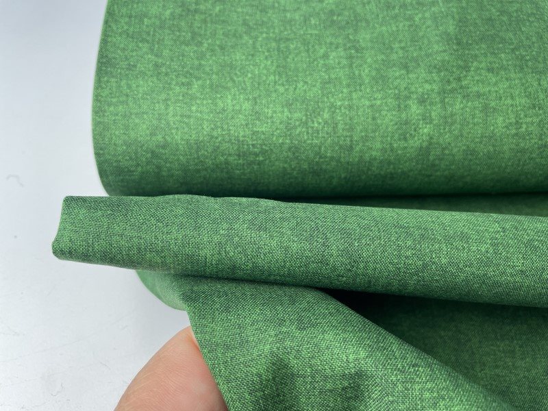 Patchwork stof - smuk grøn meleret