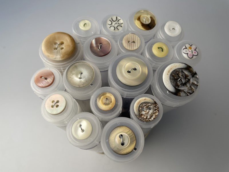 Knap - natur look, 23 mm