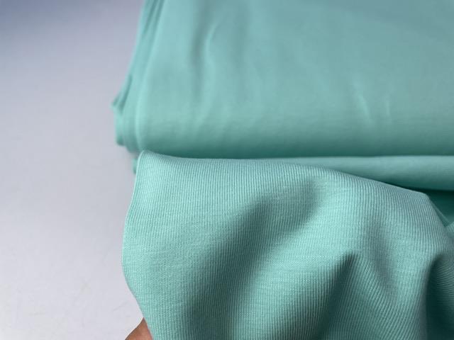 Bomuldsjersey - smuk pastel mint grøn