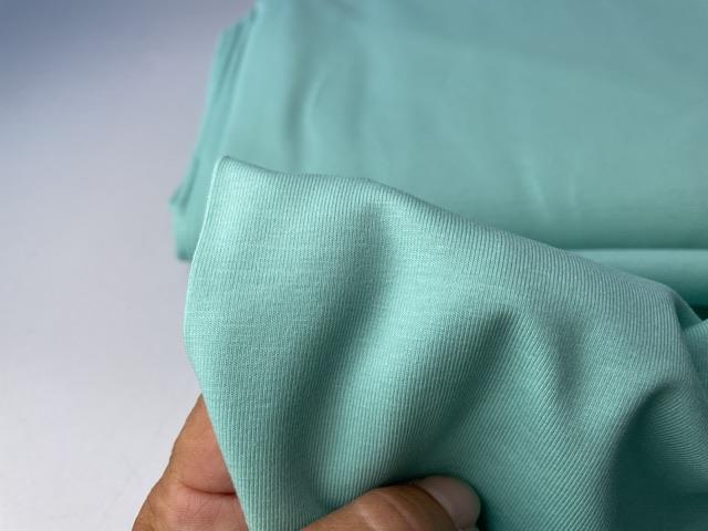 Bomuldsjersey - smuk pastel mint grøn